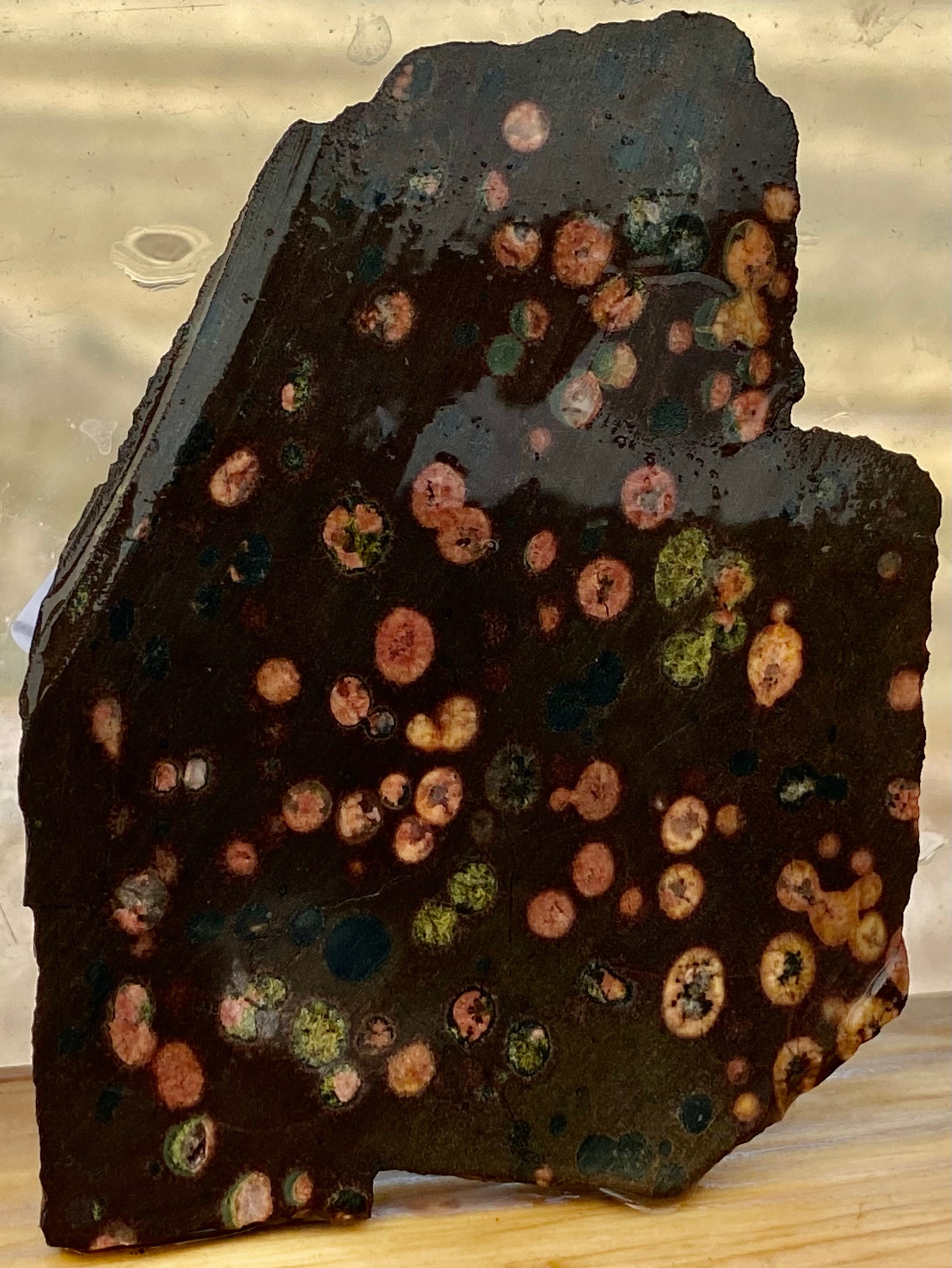 Rare Chinese Orbicular Ocean Jasper Unpolished Slab - Etsy