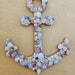 Sea Shell Anchor Wall Decor Wooden Anchor Wall Hanging Coastal Beach ...