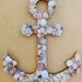 Sea Shell Anchor Wall Decor Wooden Anchor Wall Hanging Coastal Beach ...