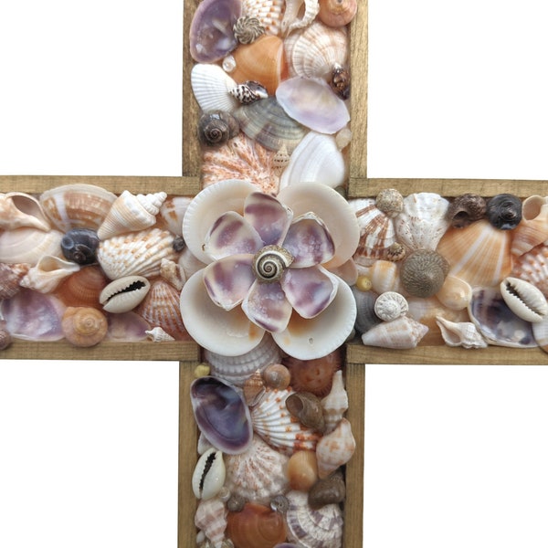 Seashell Cross - Etsy
