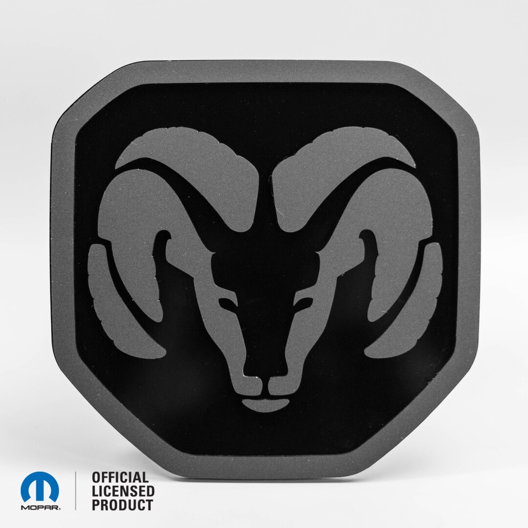 Ram® Head Logo Style 2 Tailgate Badge - Fits 2019-2023 RAM® Tailgate ...