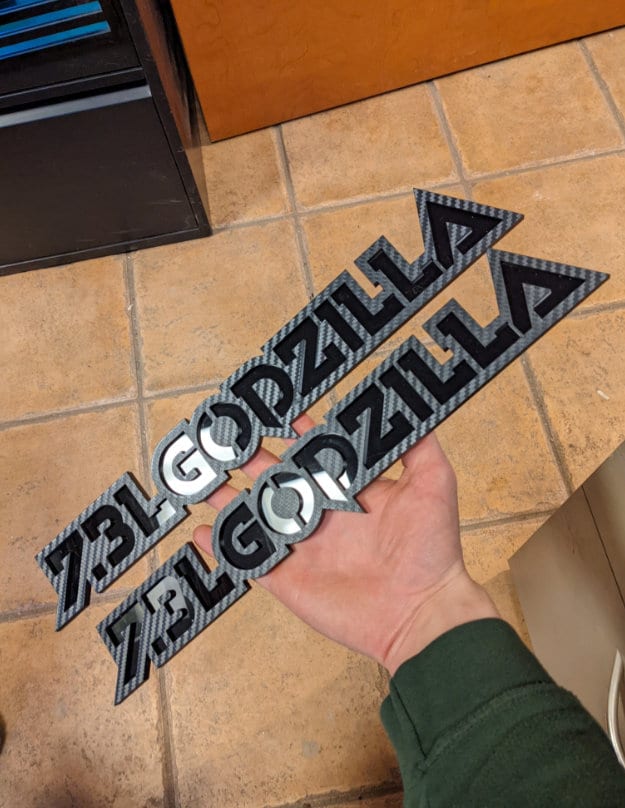 7.3L Godzilla Badges - Universal Fit - Pair - Etsy