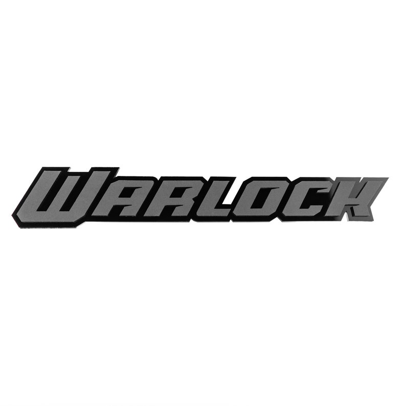 Custom Warlock® Dual Layer Truck Badge - Multiple Colors Available ...