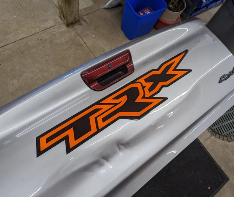 XL TRX® Tailgate Badge - Adhesive Tape Mounting - Multiple Colors ...