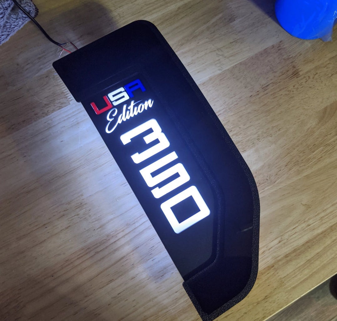 Usa Edition 250/350/450 Led Fender Badge Set Fits 2017-2022 Ford® F250 ...