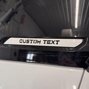 Custom Text - Rear Quarter Panel Text Overlay - Fits 2021+ Bronco ...
