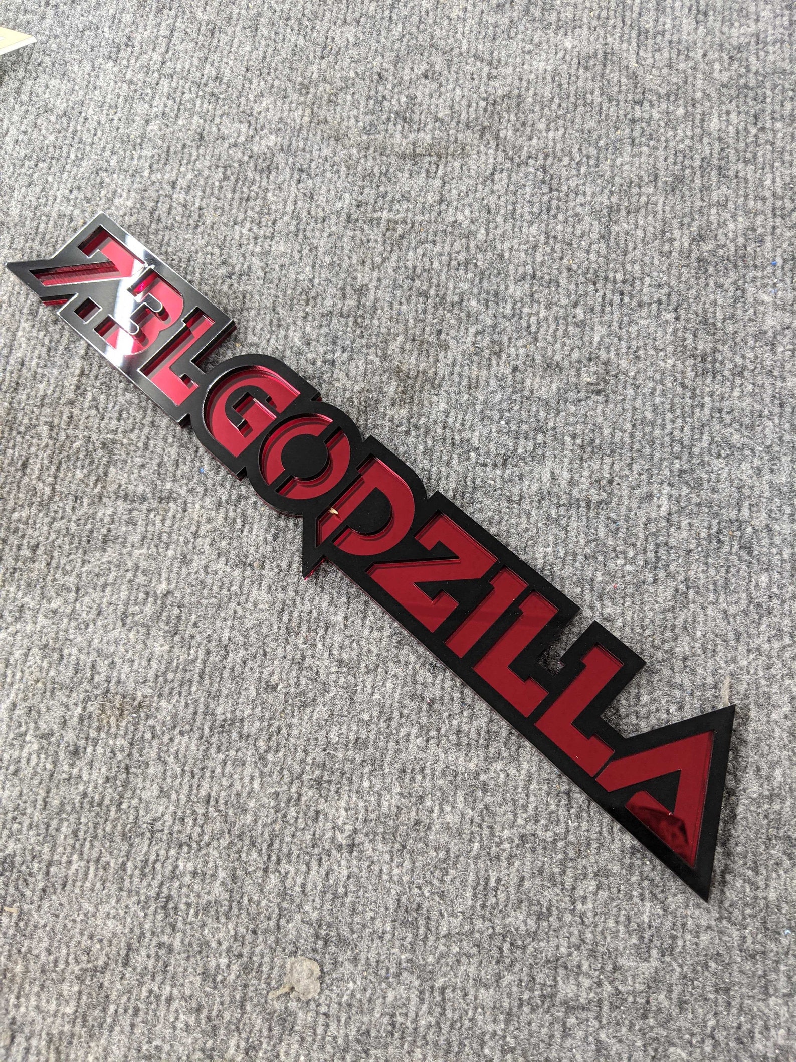 7.3 Godzilla Custom Text Emblem Universal Truck Emblem Fitment - Etsy