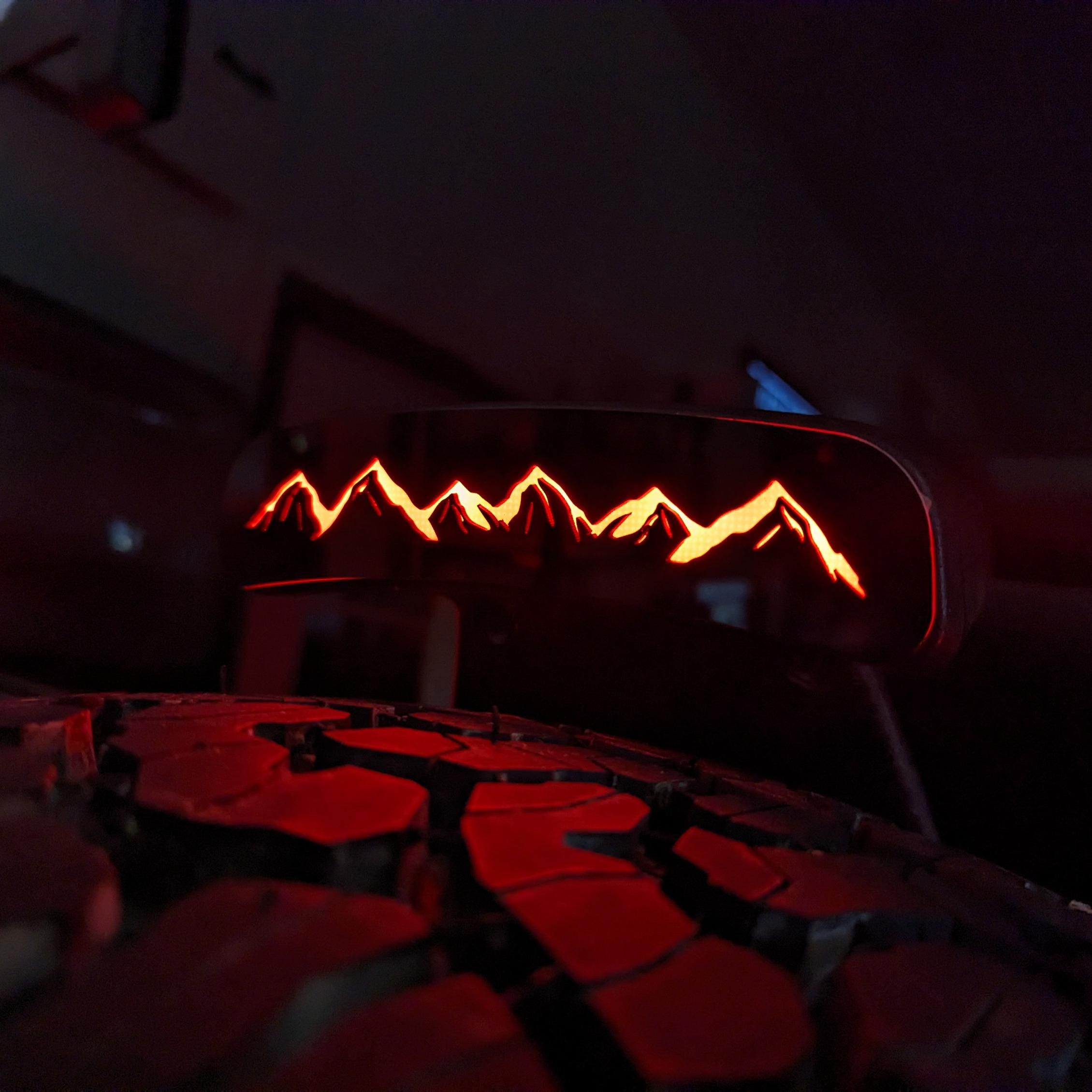 Third Brake Light Overlay Emblem - Mountains - Fits 2021 + Bronco ...