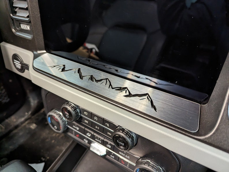 Mountain Range Screen Sill Badge - Fits 2021+ Bronco® 12" Display Only ...