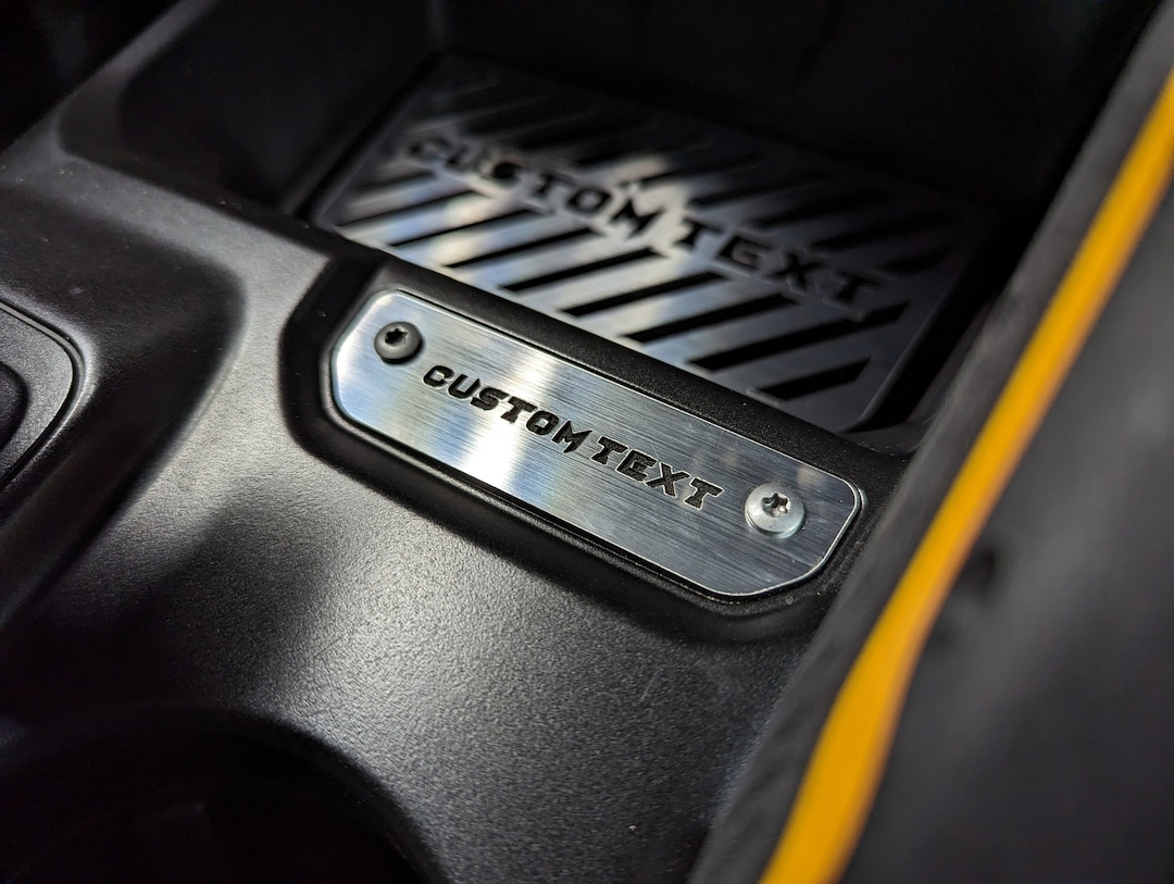 Custom Text Console Badge - Fits 2021 + Bronco - Etsy