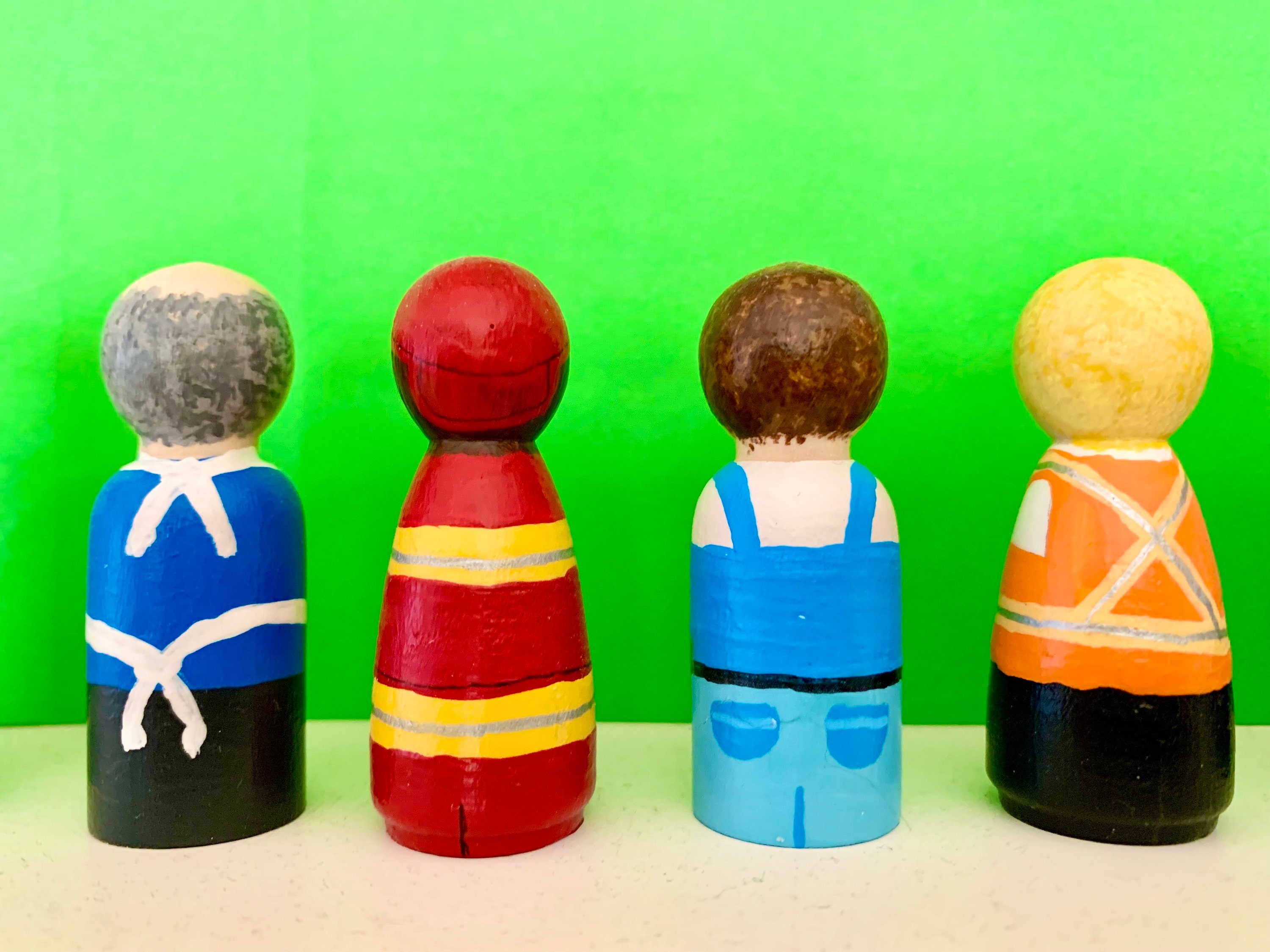 Community Helpers Peg Dolls - Etsy