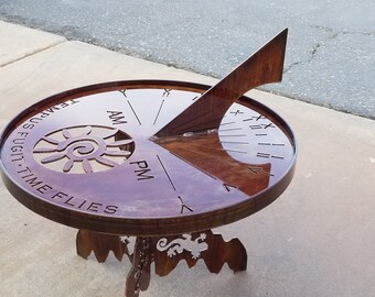 Garden Sundial With Stand - Etsy