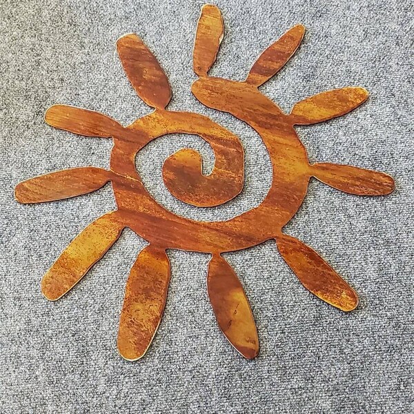 Large Metal Sun - Etsy