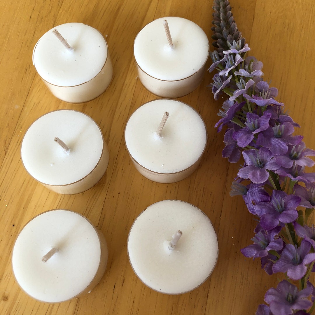 Highly Fragranced - Soy Wax Tea Lights (6) - Choice of Fragrance of up ...