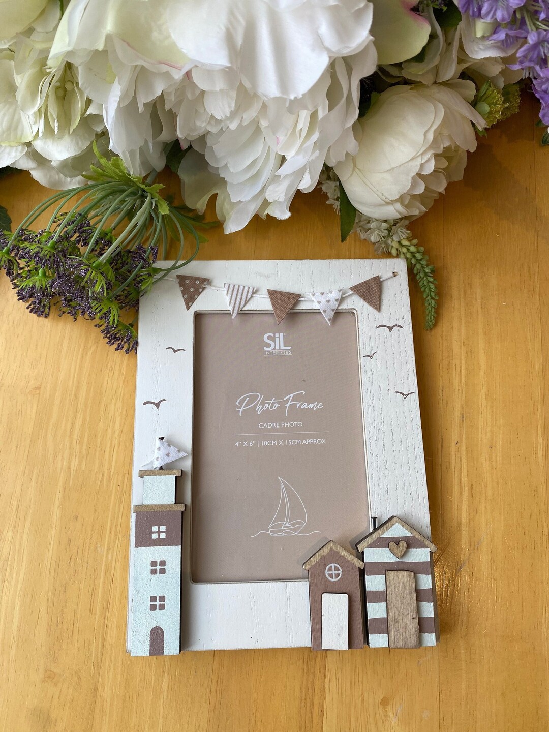 Lighthouse and Beach Hut Design Photo Frame - 4" X 6" - Etsy