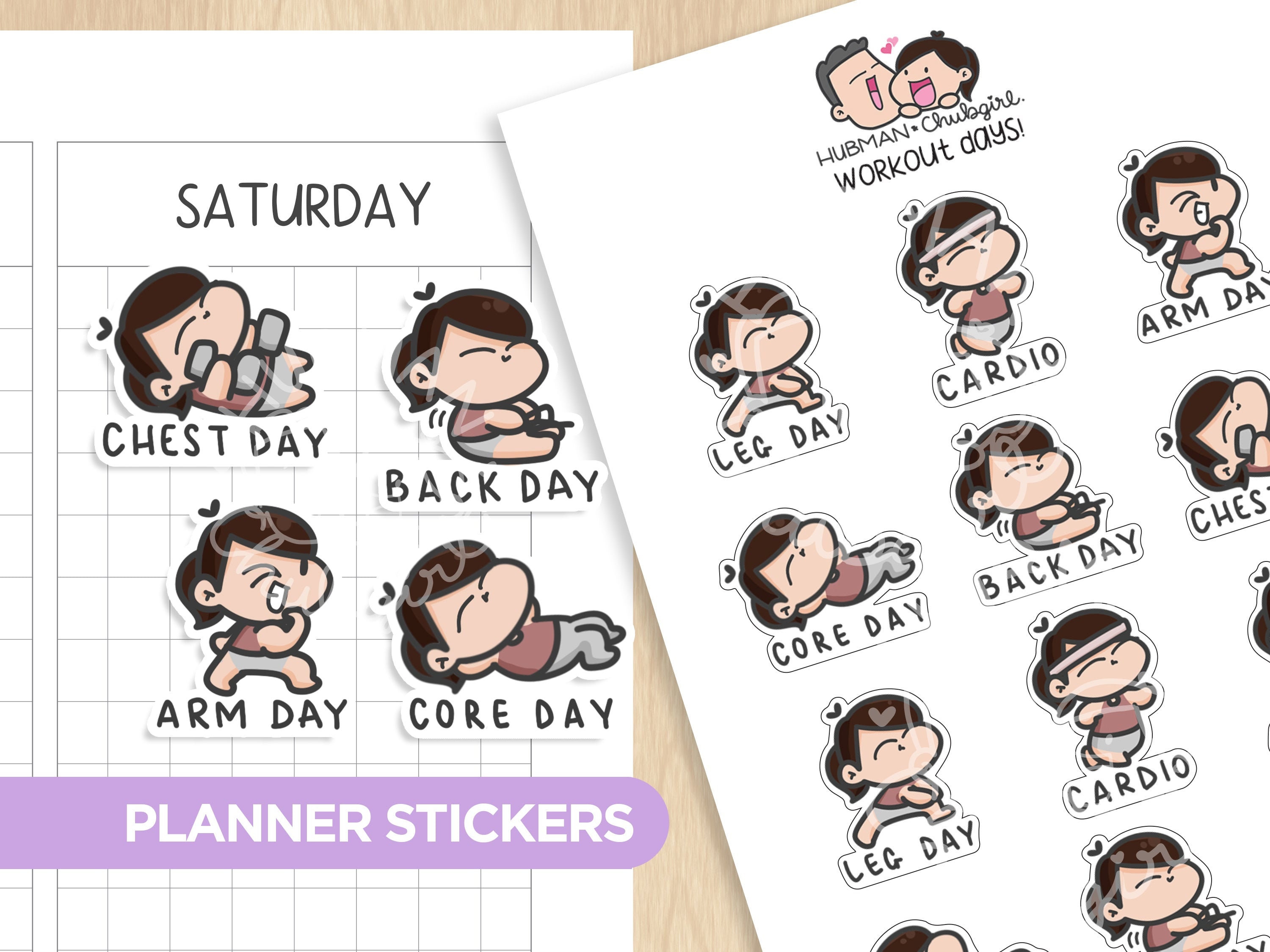 Planner Stickers Daily Planner Sticker Sheet Waterproof Vinyl ...