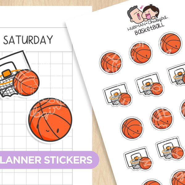 Basketball Stickers - Etsy