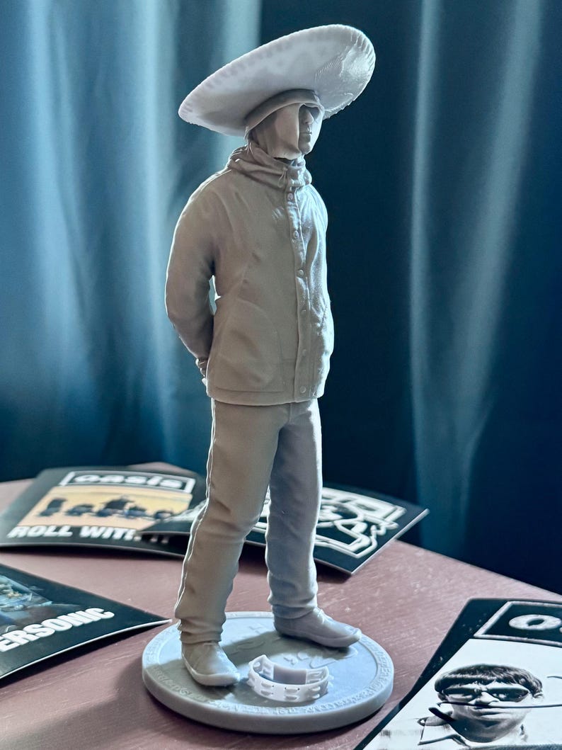 Liam Gallagher Resin Statue | Oasis Fan Art | 2025 Oasis Tour | Adidas ...