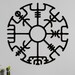 Vegvisir Metal Wall Art Vikings Decor Runic Compass Viking | Etsy