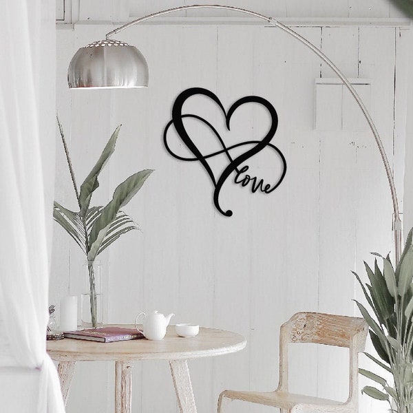 Infinity Heart Wall Decor - Etsy