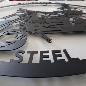 Your Logo to Metal Wall Art, Custom Office Decoration, Business Logo ...
