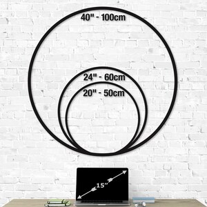 Metal Wall Clock Wavy Circle Pattern, Geometric Line Modern Wall Art ...