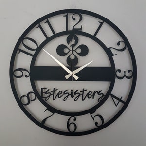 Custom Wall Clock From Your Logo Personalized Metal Wall Art - Etsy