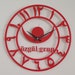 Custom Wall Clock From Your Logo Personalized Metal Wall Art - Etsy