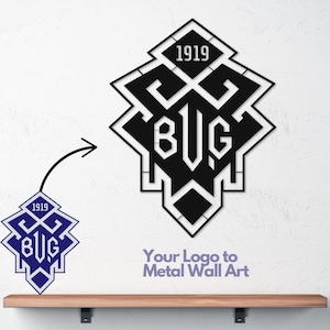 Your Logo to Metal Wall Art, Custom Office Decoration, Business Logo ...