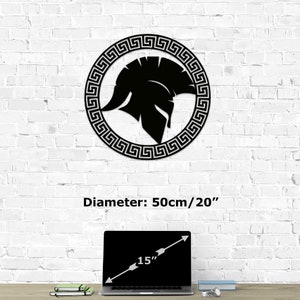 Spartacus Metal Wall Art, Laser Cut Metal Sign, Office Wall Decor ...