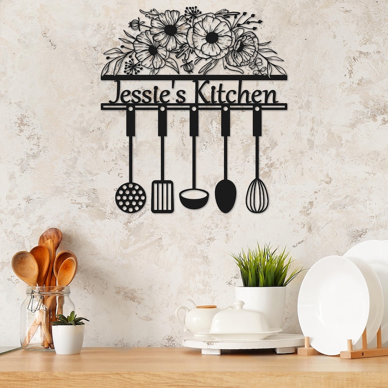 Metal Wall Art Kitchen - Etsy