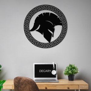Spartacus Metal Wall Art, Laser Cut Metal Sign, Office Wall Decor ...