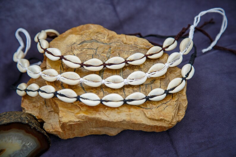Handmade Cowrie Shell Hemp Choker - Boho Beach Jewelry - Etsy
