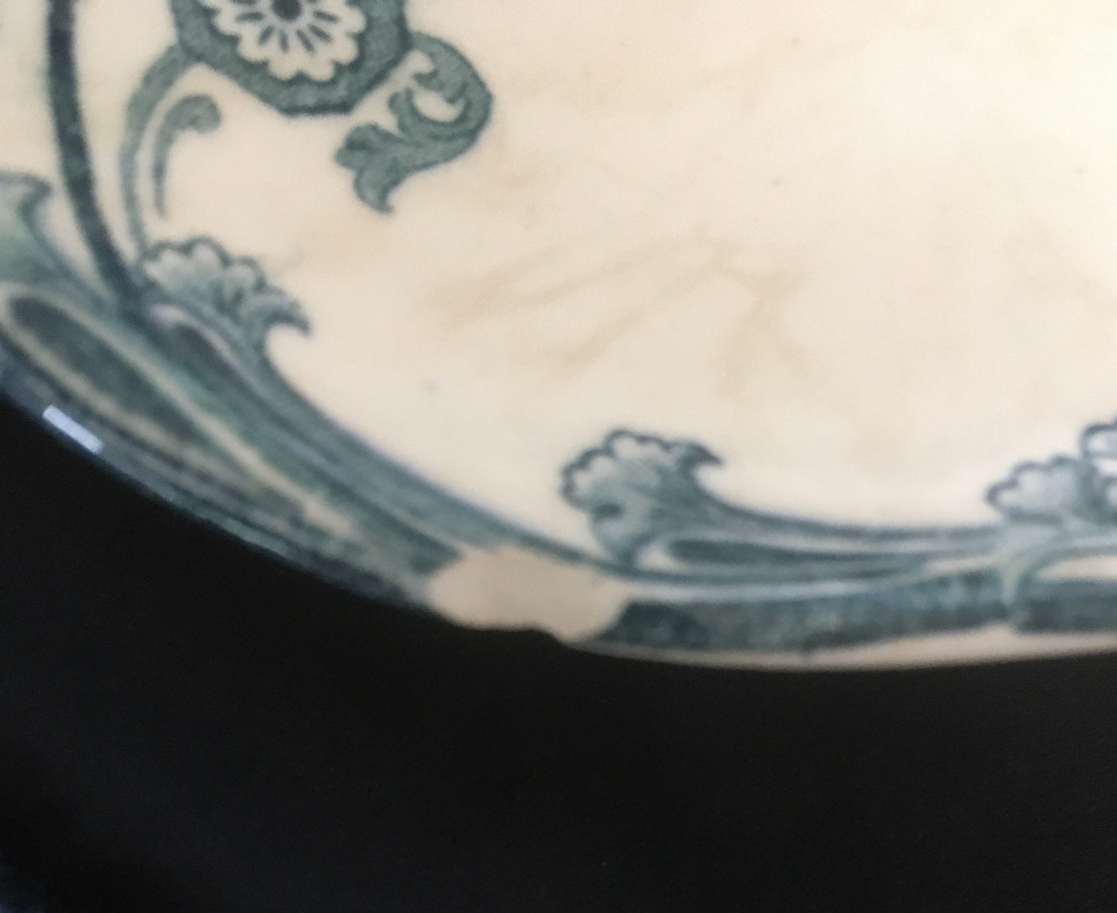 French Vintage Saucier With Attached Under Plate 1900's - Etsy