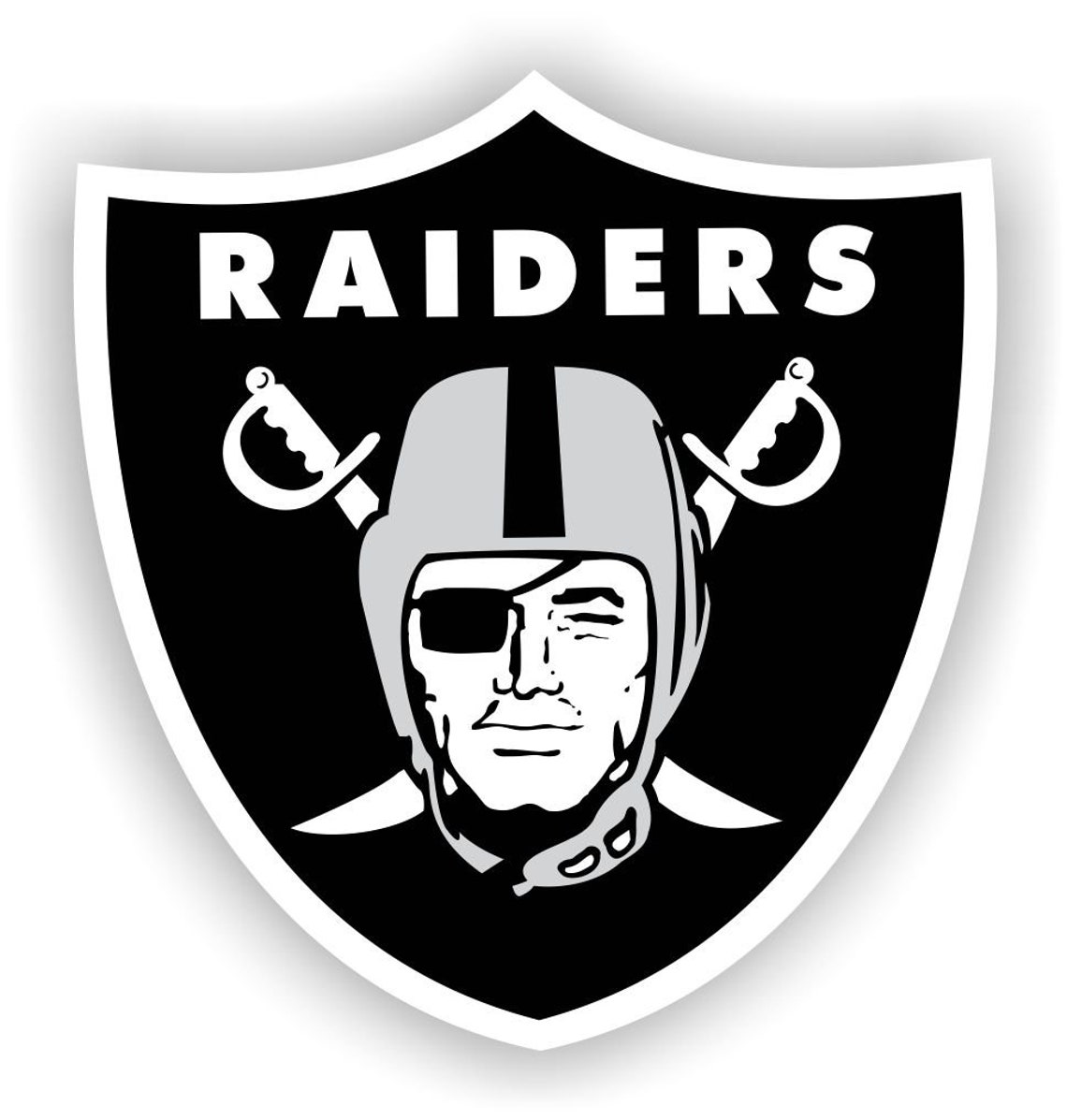 Oakland Raiders Decal | Etsy