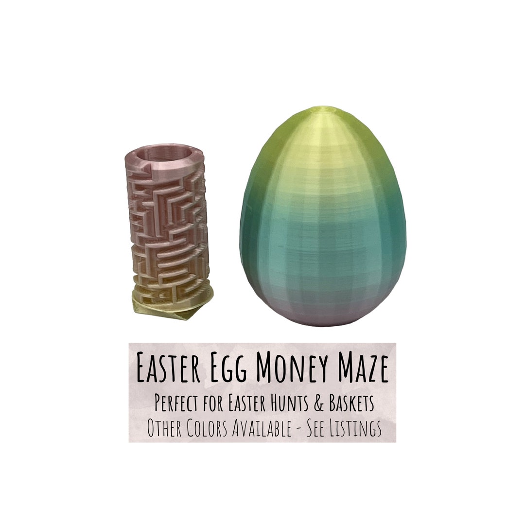 Easter Egg Money Maze Rainbow Easter Eggs Easter Basket Stuffer Teen ...