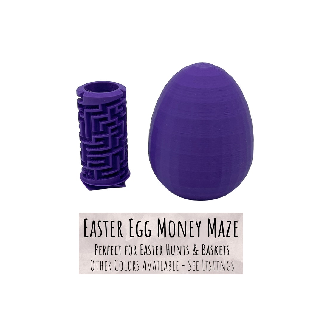 Easter Egg Money Maze | Purple Easter Eggs Easter Basket Stuffer | Teen ...