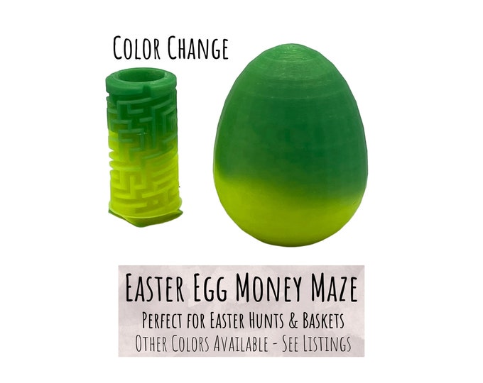 Easter Egg Money Maze Green Easter Egg Easter Basket Stuffer Teen ...