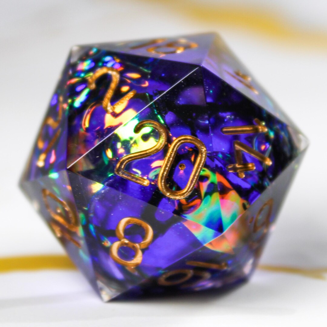 Arcane Corrupted Hexcore 2 Handmade D20 - Etsy