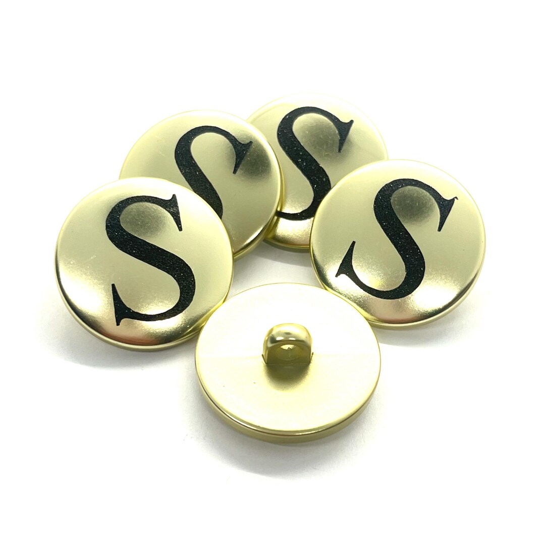 5 X Gold Santa's Lost Buttons Plastic Christmas Eve Novelty Bulk DIY - Etsy