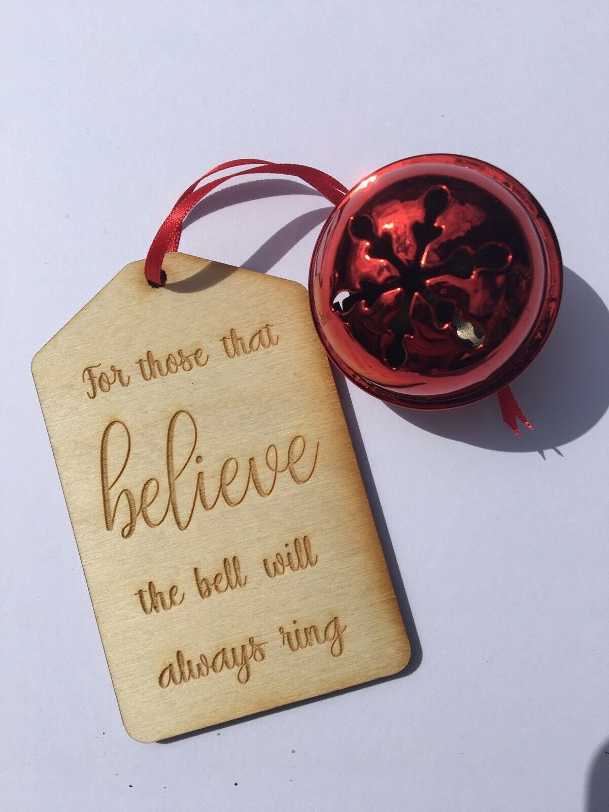 40mm Large Believe Bell Santa Magic Christmas Eve Box Polar - Etsy UK