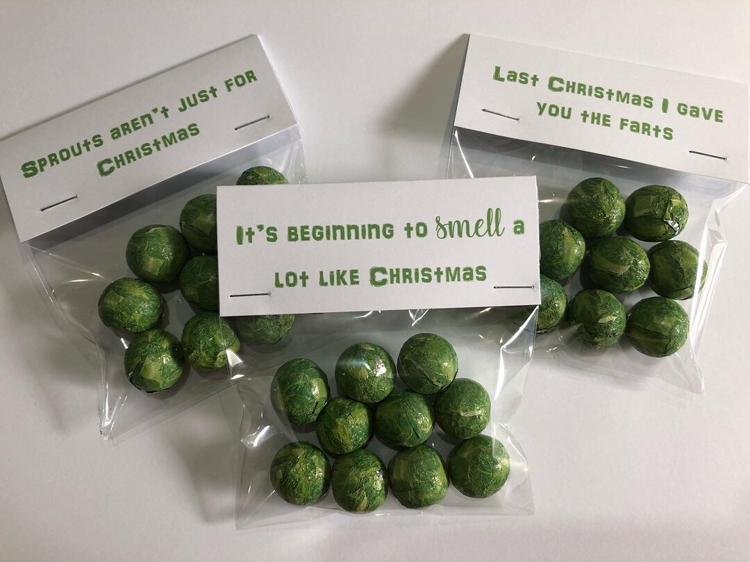 Chocolate Sprout Novelty Gift Stocking Filler Christmas Secret Santa ...