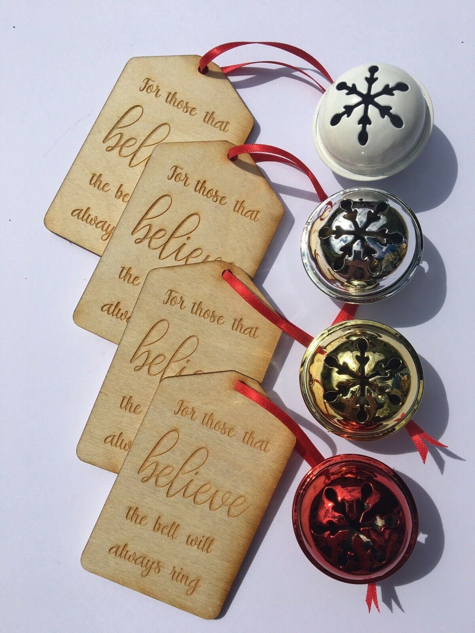 40mm Large Believe Bell Santa Magic Christmas Eve Box Polar - Etsy UK