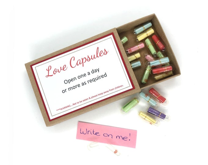Kawaii Happy Pills Capsules 25 or 50 Pcs Wish Pill - Etsy