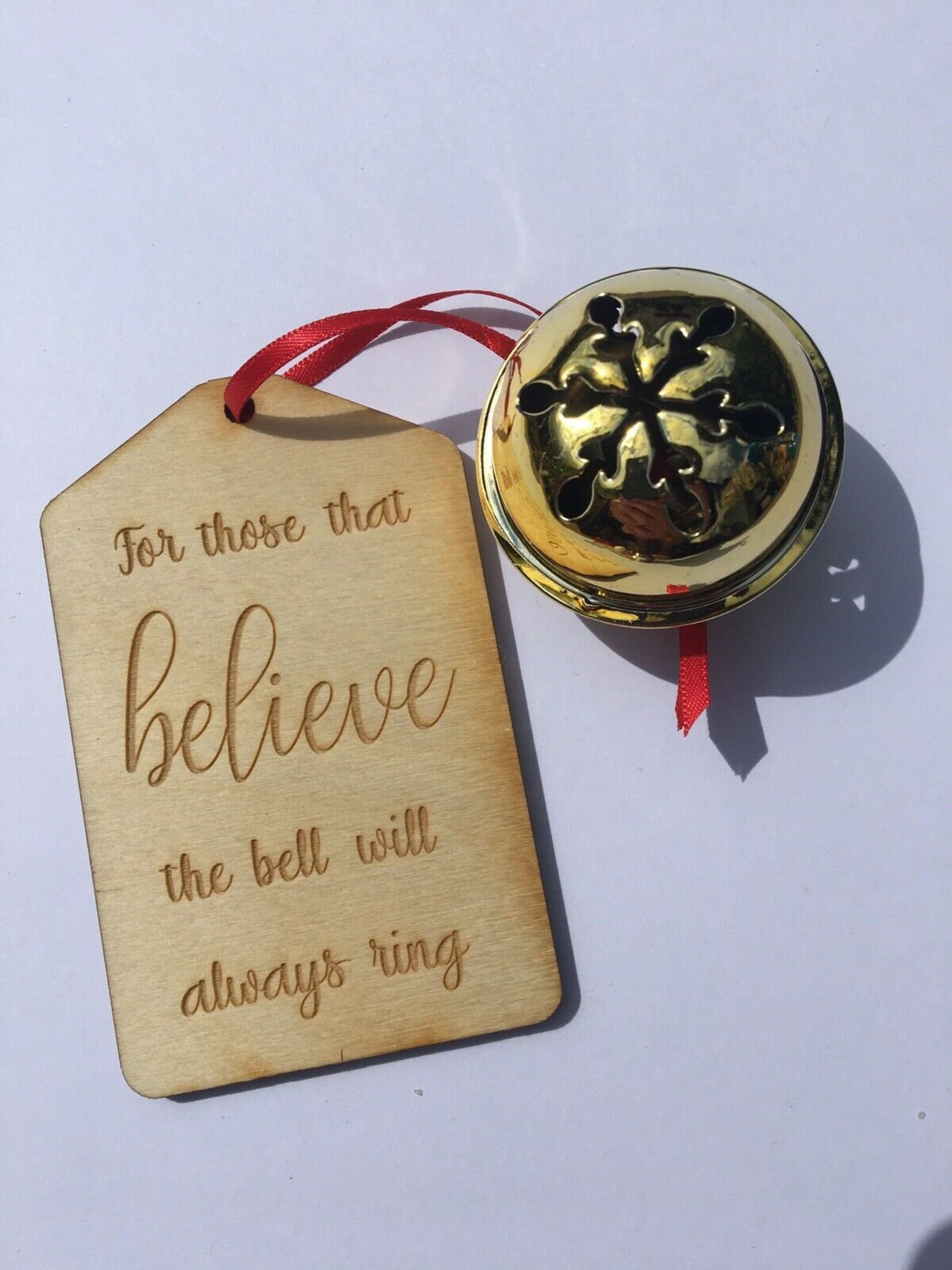 40mm Large Believe Bell Santa Magic Christmas Eve Box Polar - Etsy UK
