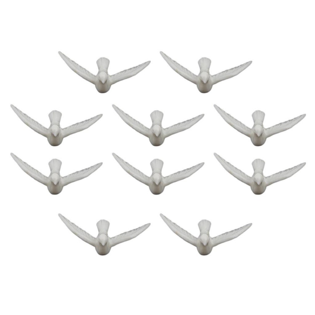 Mini White Doves Dolls House Miniature Scatter Confetti Wedding Table ...