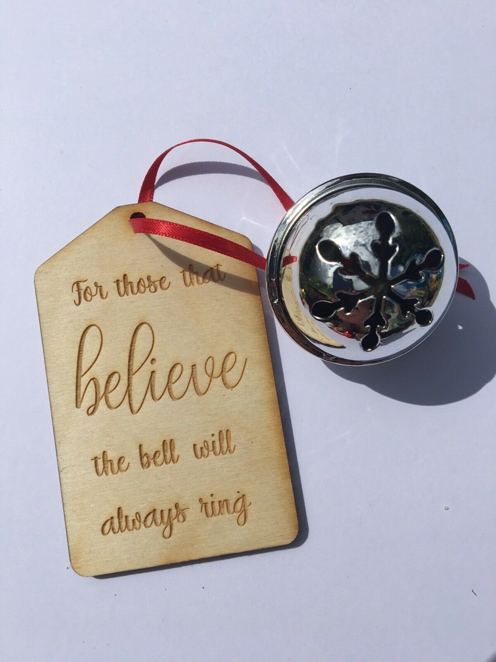 40mm Large Believe Bell Santa Magic Christmas Eve Box Polar - Etsy UK