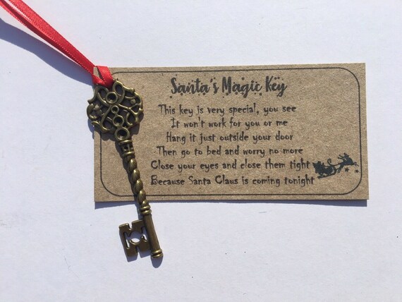 Santa's Magic Key Christmas Eve Box Novelty Magical - Etsy UK