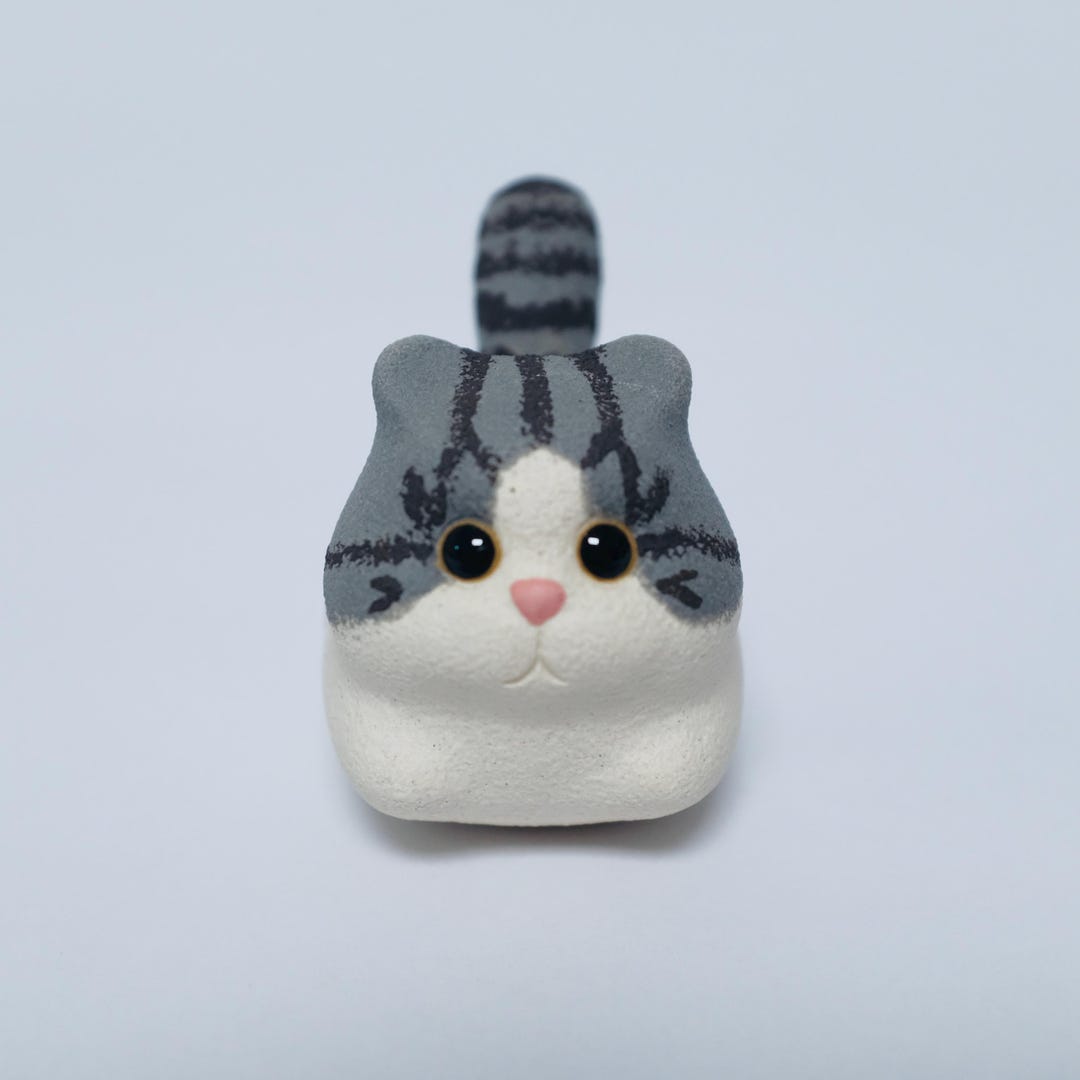 Cute Porcelain Cat Decor (9 Styles)，whiskers Charm Ceramic Cat Gifts ...