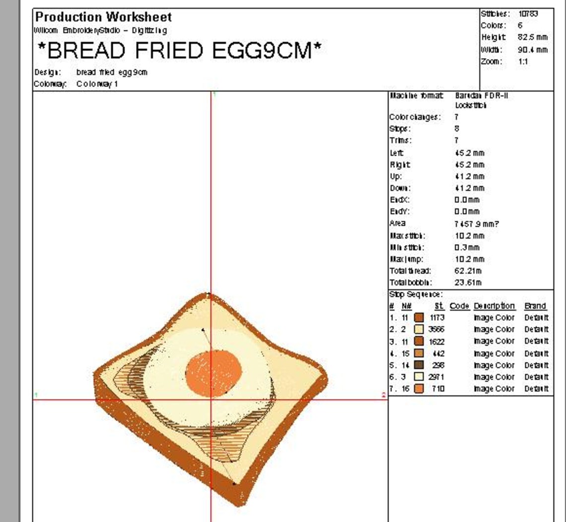 Mini Fried Egg Bread Embroidery File Embroidery Pattern File, Fried Egg ...
